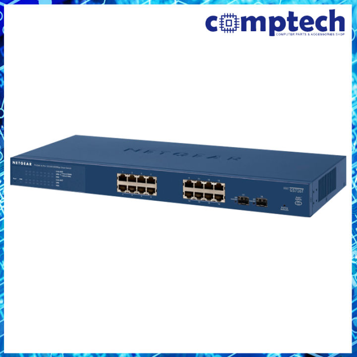 16-Port ProSAFE Gigabit Ethernet Smart Managed Switch - GS716T | Lazada PH