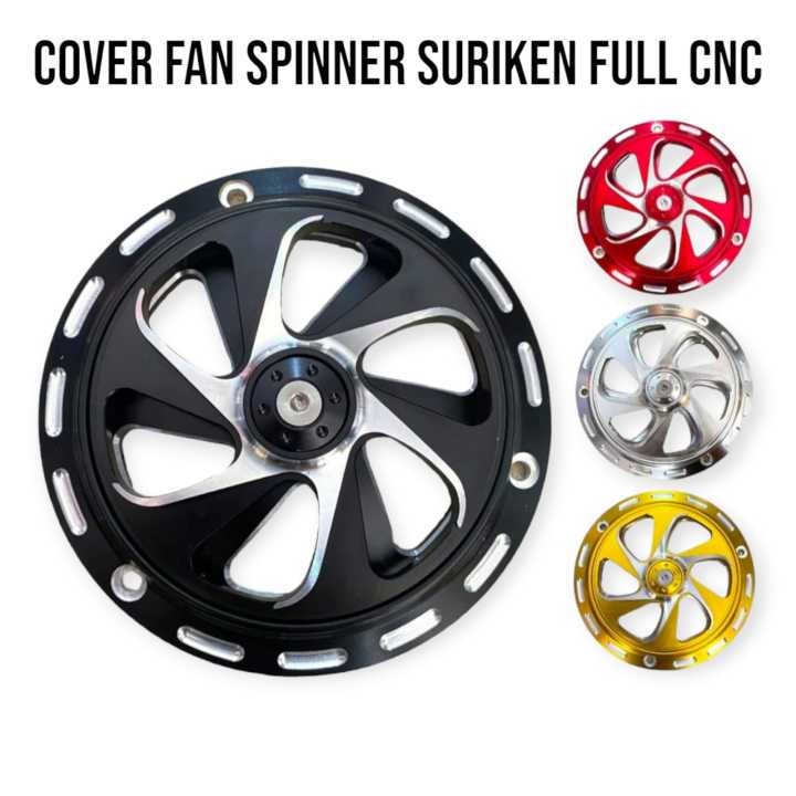 COVER FAN SPINNER FULL CNC MODEL SURIKEN COVER PELINDUNG KIPAS RADIATOR ...