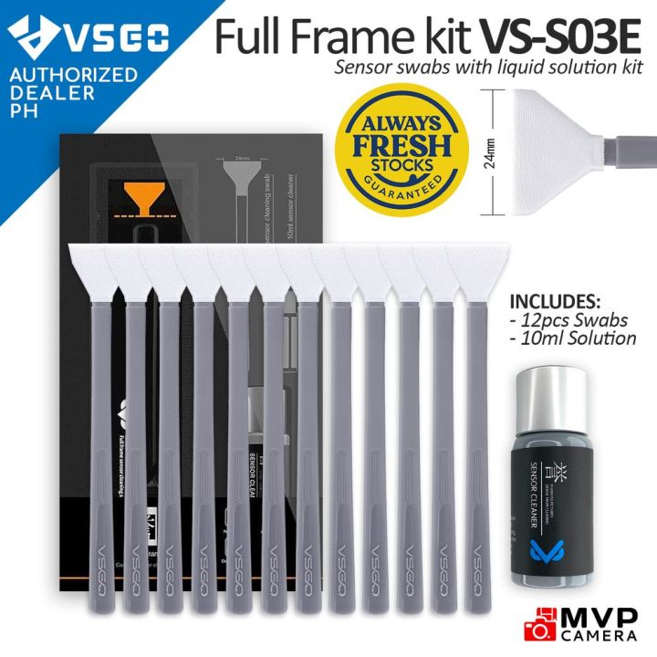 VSGO Full frame FE Sensor Swab Cleaning Kit VS-S03E VSS03E MVP CAMERA ...