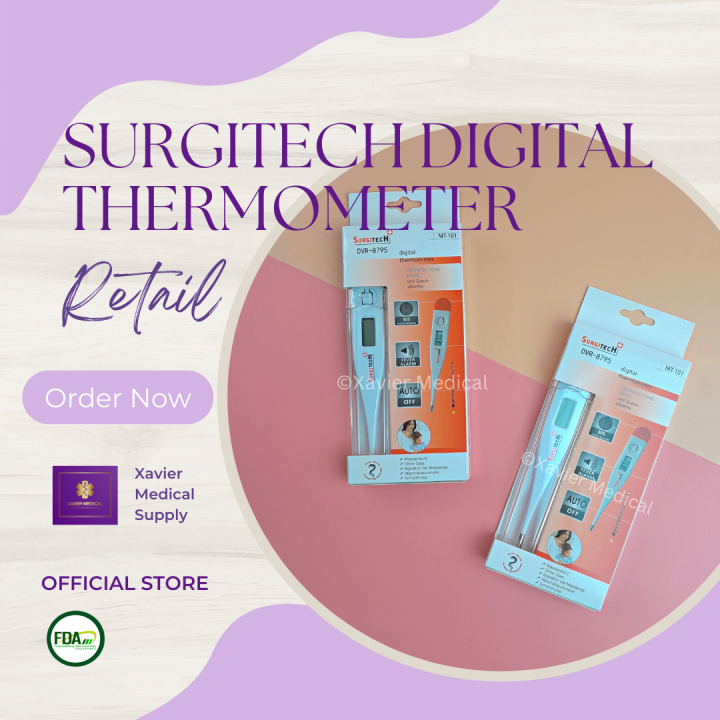 SURGITECH Digital Thermometer Retail (Sold per pc) | Lazada PH