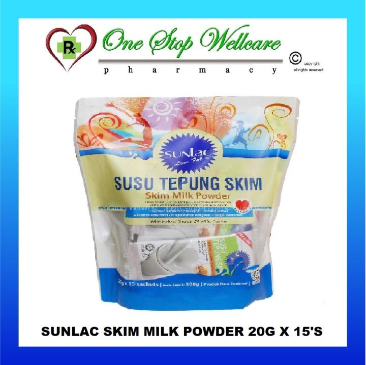 SUNLAC SKIM MILK POWDER 20G X 15'S (EXP:09/2026) | Lazada