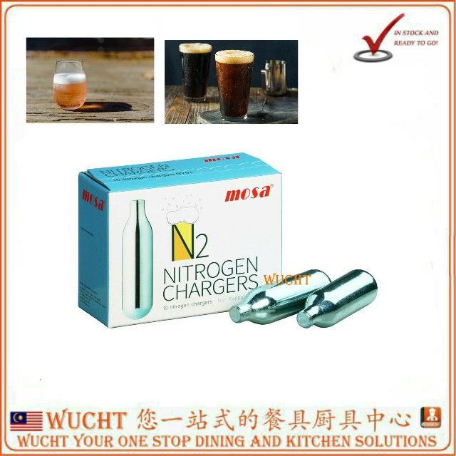 【WUCHT】 *ORIGINAL MOSA* N2 GAS NITRO CHARGER (1 PACK 10 PIECES ...
