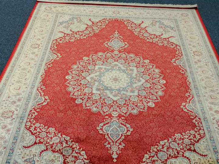 Persian Silk Carpet Iran Rug 100% Silk Man Made High Quality Iranian ...