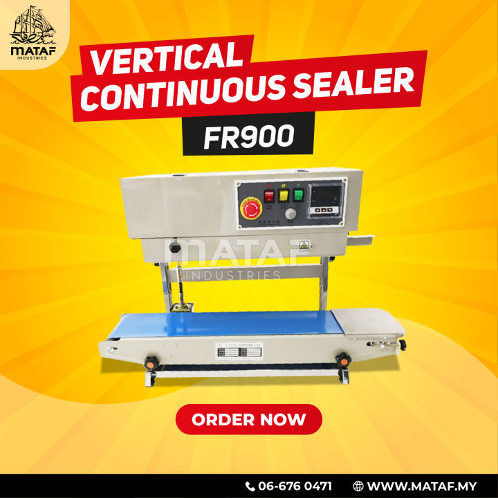 MATAF FR900V Vertical Semi Auto Continuous Sealing Machine | Lazada