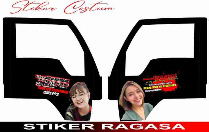 stiker pintu ragasa decal pintu ragasa bisa foto sendiri stiker decal ...