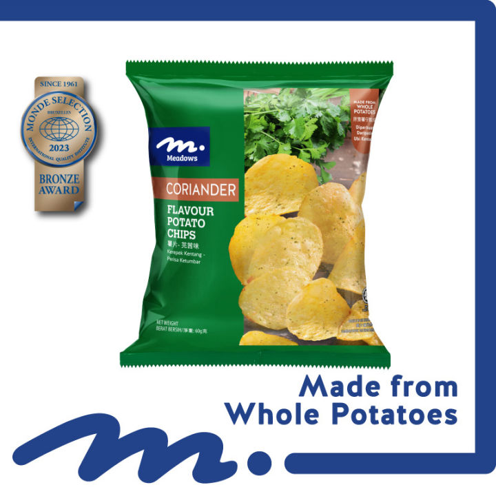 Meadows Coriander Potato Chips 60G | Lazada PH