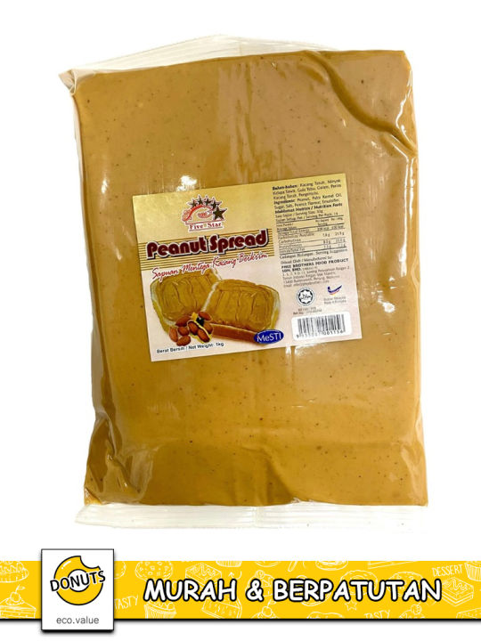 FIVE STAR PEANUT BUTTER SPREAD 1KG | Lazada