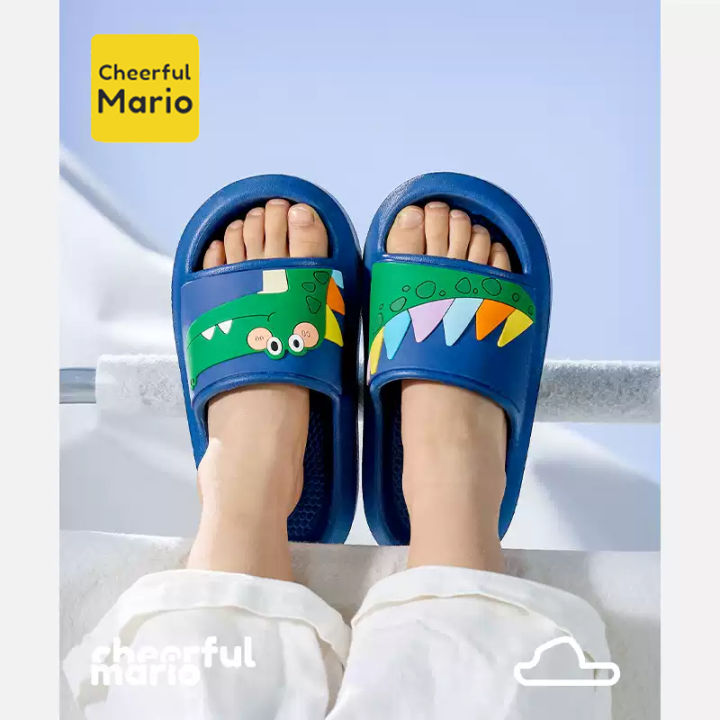 Cheerful Mario Quick-Dry Summer Sandals for Kids - Breathable Crocodile ...