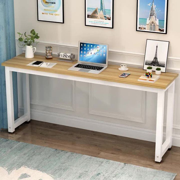 Study Narrow Computer Long Console Custom Wall Table | Lazada Singapore