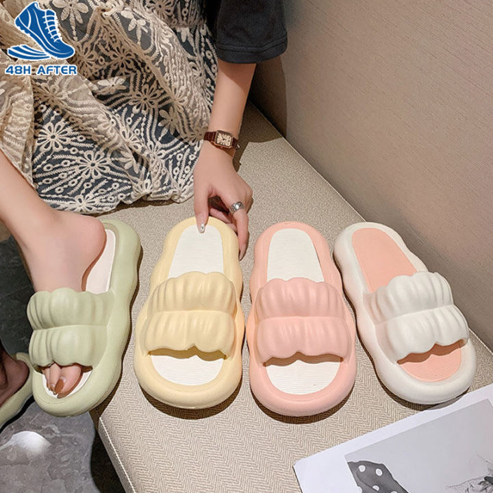 48H AFTER Dép Ins Dép xăng đan một chữ nhẹ đáy mây mới cho nữ cảm thấy thoải mái và không trơn ...
