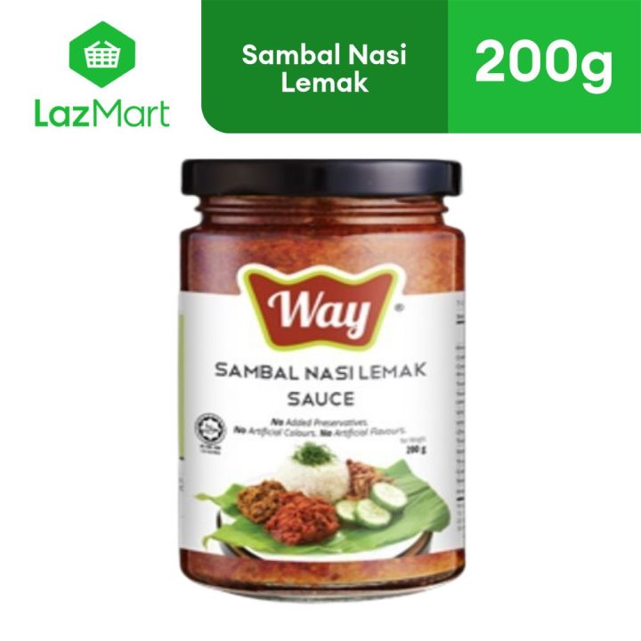 Way Sauce Sambal Nasi Lemak 200g | Lazada PH