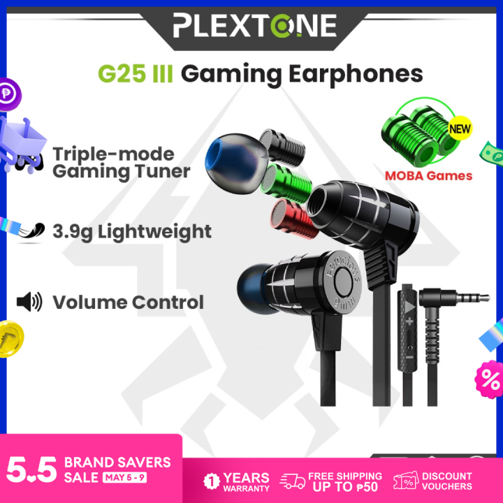 Plextone G25 3.5mm Wired Magnetic Gaming Headset Footstep and Gunfire ...