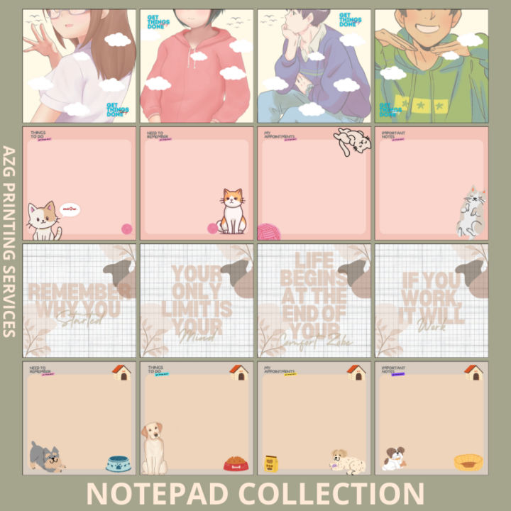 Customized Notepads/Sticky Notes Part 1 | Lazada PH