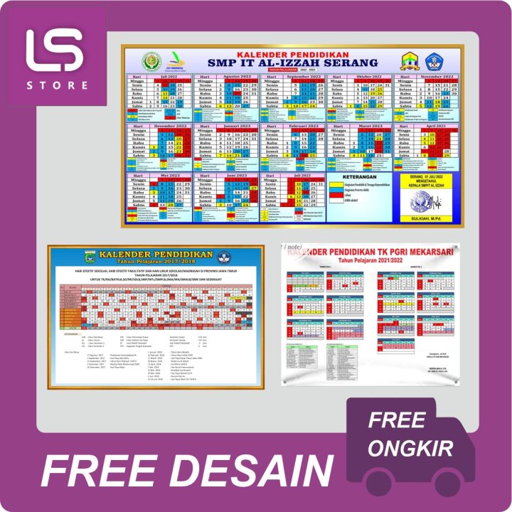 LsProject Spanduk Banner Kalender Akademik | Lazada Indonesia