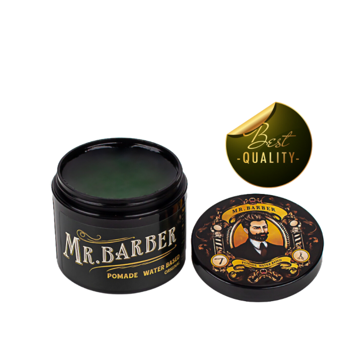 mr barber pomade men เซ็ตผมผู้ชาย ปอมเมด โพเมด แว๊กซ์จัดทรงผม รุ่นGreen ...