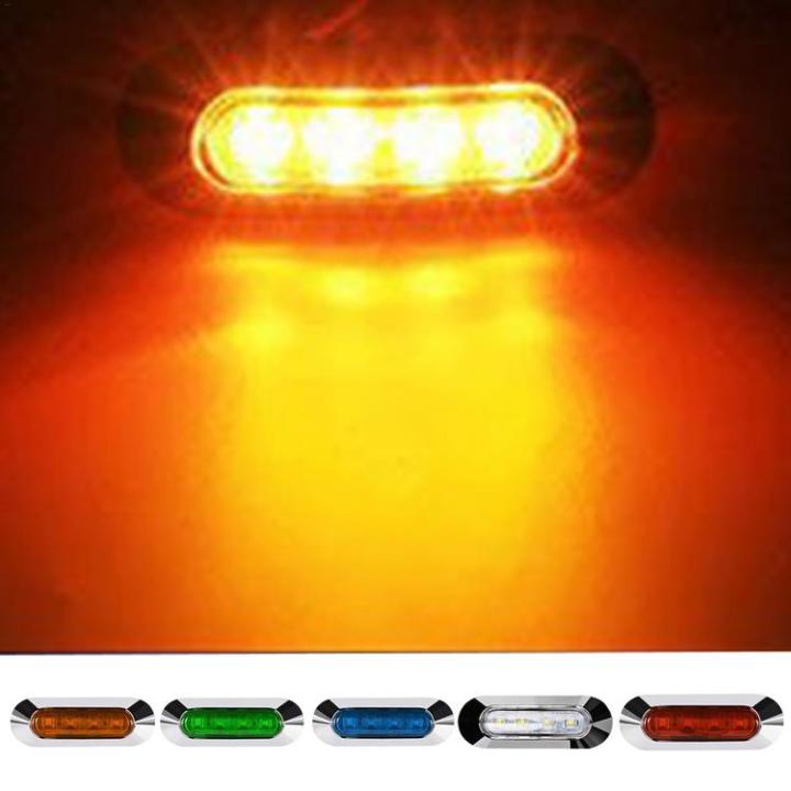 Lampu Penunjuk Sisi Kereta Lampu Sisi Lori 4 LED Penanda Sisi Belakang ...