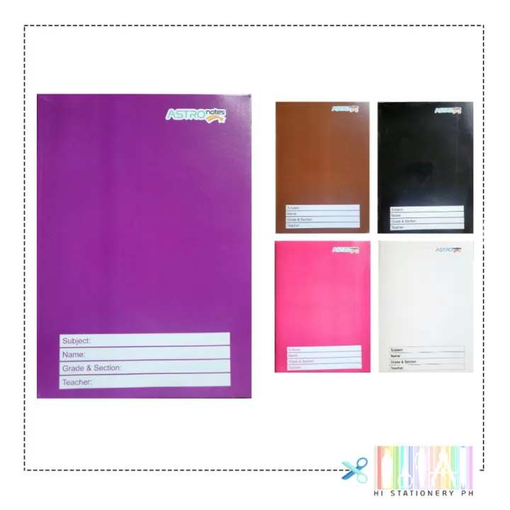 Astro Notes Composition Color Coded Notebook - per Piece | Lazada PH