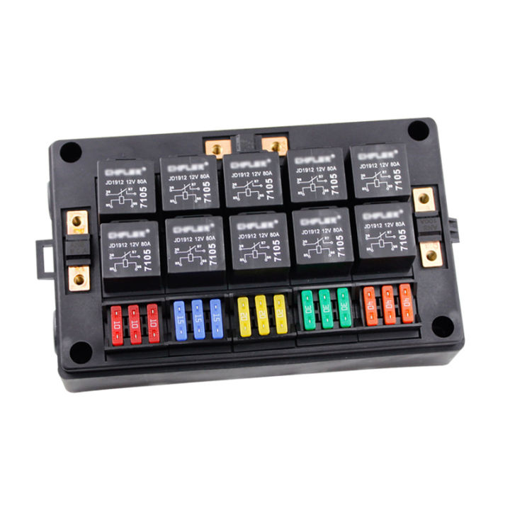12V Relay Box 6 Way 9 Way 15 Way 20 Way 24Way Universal Relay Fuse Box ... 12V Relay Box 6 Way 9 Way 15 Way 20 Way 24Way Universal Relay Fuse Box ...