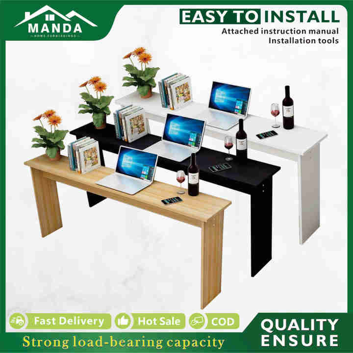 MANDA Simple small long table Wall-mounted ultra-narrow long table ...