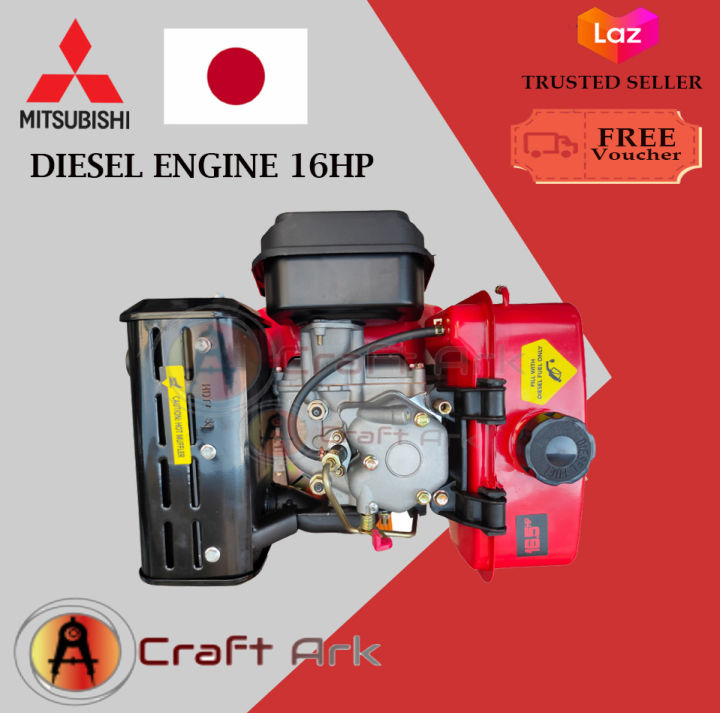 Mitsubishi Diesel Engine 16 HP 196F Highspeed Lowspeed Electric And ...