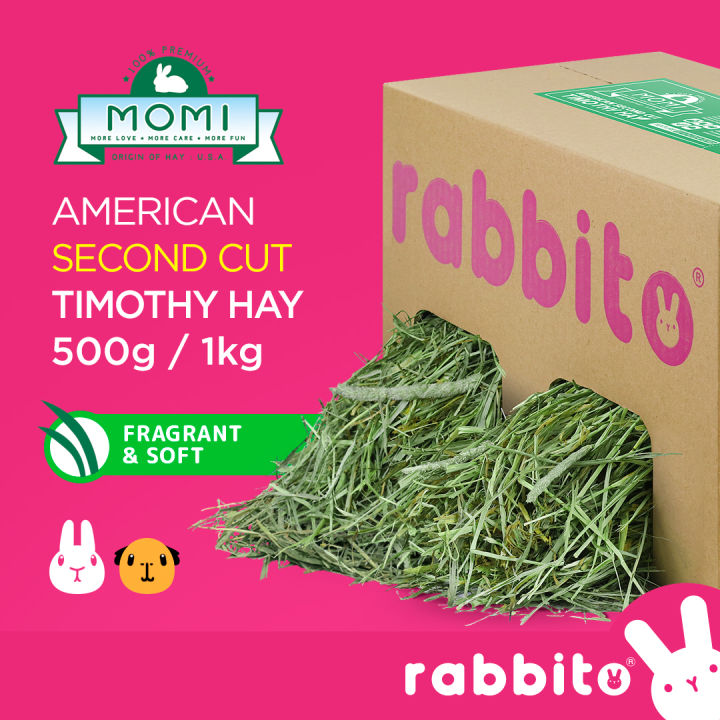 MOMI American Second Cut Timothy Hay 500G / 1KG / 2.5KG for Rabbits ...