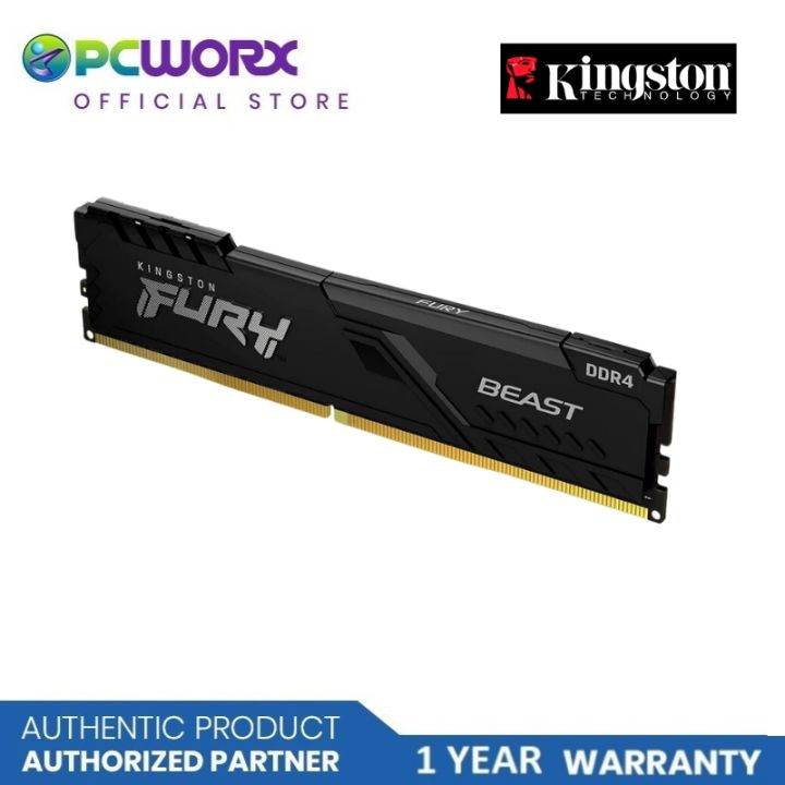 Kingston KF432C16BB1/16 16GB 3200MHz DDR4 CL16 DIMM FURY Beast Black | Lazada PH