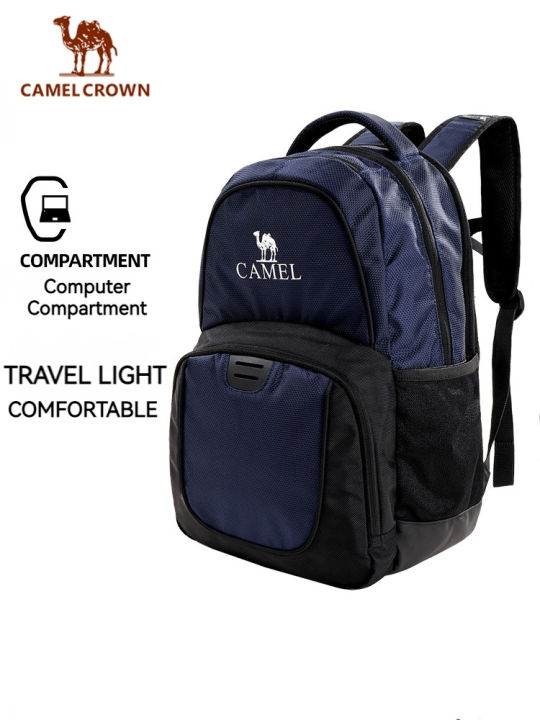 CamelCrown กระเป๋าเดินทางเดินป่ามืออาชีพความจุขนาดใหญ่กระเป๋าสะพายไหล่กระเป๋านักเรียนกระเป๋าเป้ ...