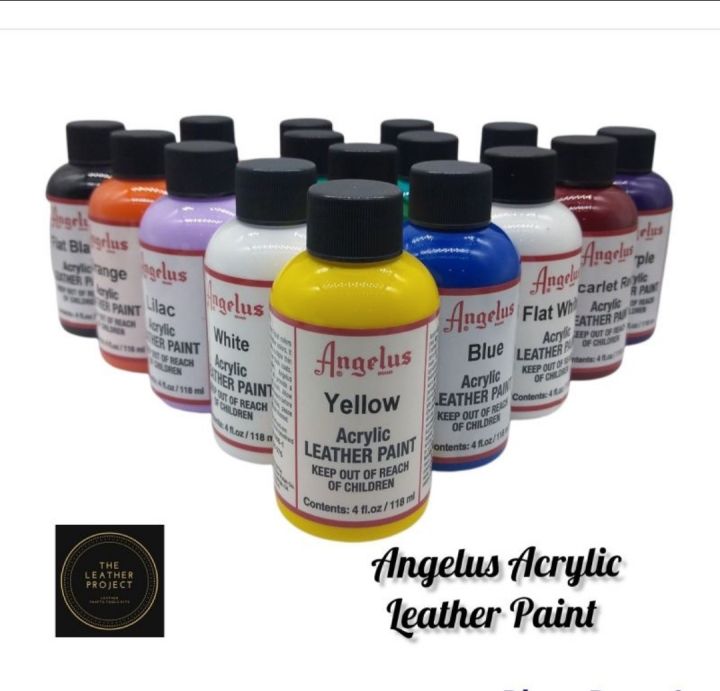 Angelus Brand Acrylic Leather Paint 4 fl.oz (118ml) The Leather Project ...