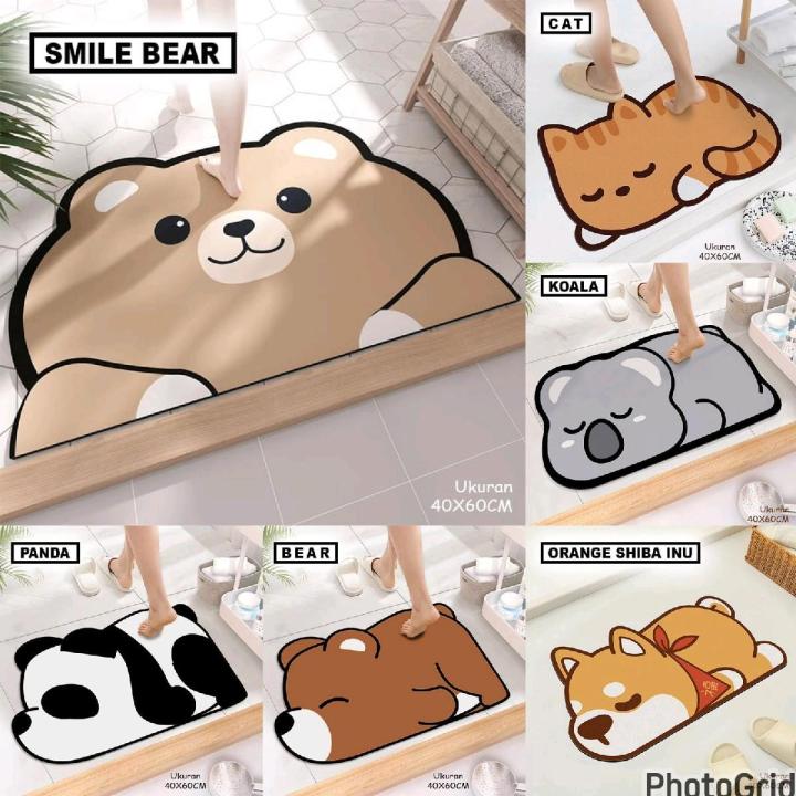 Keset Lantai Cartoon Keset Lantai Kamar Mandi Keset Kaki Keset Lantai ...