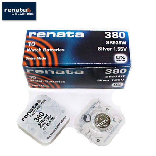 Velashop ถ่านนาฬิกา ถ่านกระดุม Renata 380 (‪SR936W) Lithium Button Cell ...