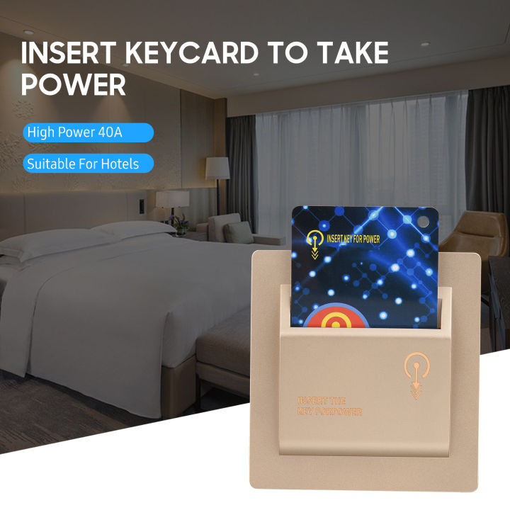 Smart Sensor RFID Card Switch Hotel High-power 40A Power Off Energy ...