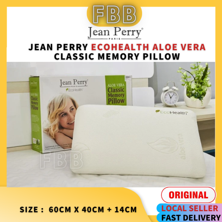 JEAN PERRY ALOE VERA MEMORY FOAM PILLOW High Quality Jean Perry Memory Pillow Classic/Contour ...