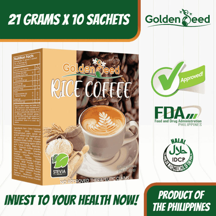 Golden Seed Rice Coffee (Instant Drink Mix) | Lazada PH