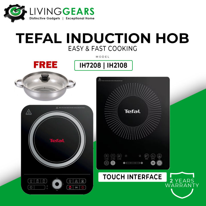 [ FREE POT ] Tefal IH2108 / IH7208 Touch Interface Slim Induction ...