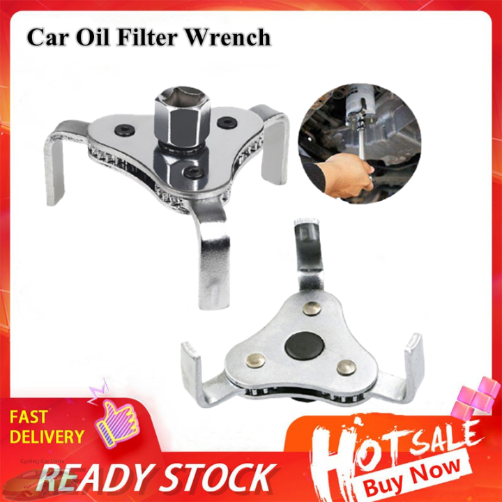 Three-Claw Oil Filter, Universal Oil Filter Removal Tool Adjustable Oil ...