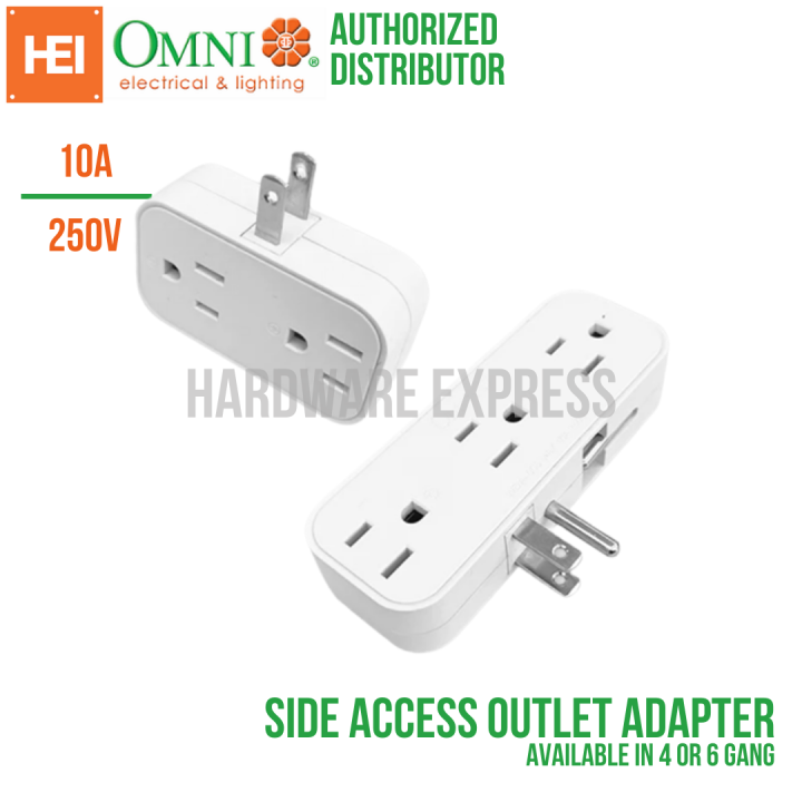 Omni Outlet Adapter Side Access 4 Gang / 6 Gang WDA-004 / WDA-006 ...