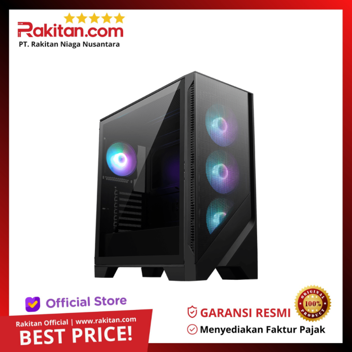 Casing MSI MAG Forge 320R Airflow Gaming Case Include 4 Fan | Lazada ...
