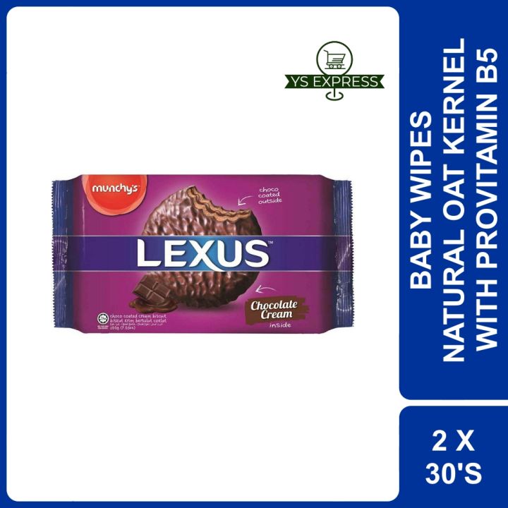 MUNCHY'S LEXUS Choco Coated Cream Biscuit Chocolate Cream 10'S (200G ...