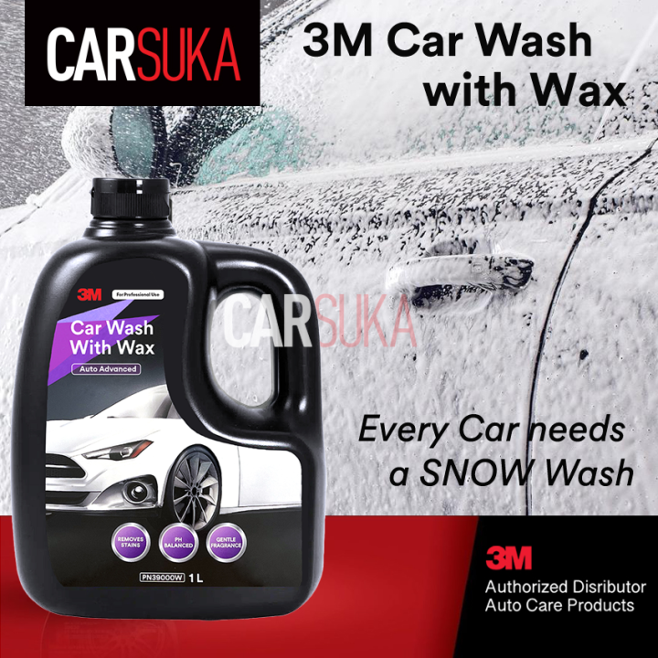 3M Car Shampoo with WAX PN39000W (1000ml) | Lazada