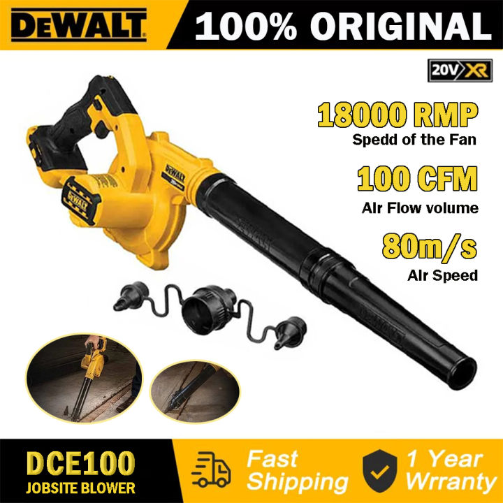 DEWALT Cordless Compact Air Blower DCE100 20V Dust Vacuum Cleaner 3 ...