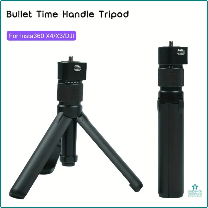 [op007] Bullet Time Handle Tripod Rotating Grip For insta 360 x4/x3 DJI ...
