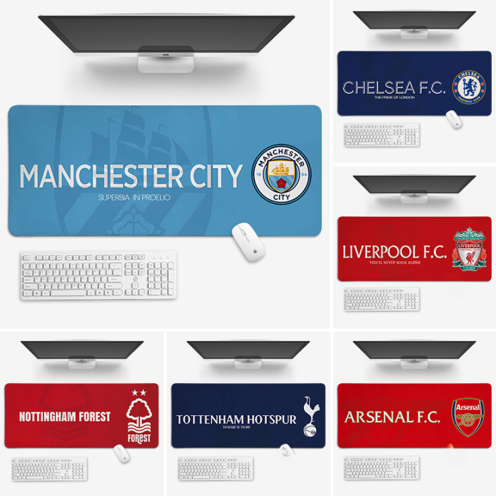 ☀AVAILL☀ Mouse Pad Oversized Office Keyboard Pad Table Football Fans ...