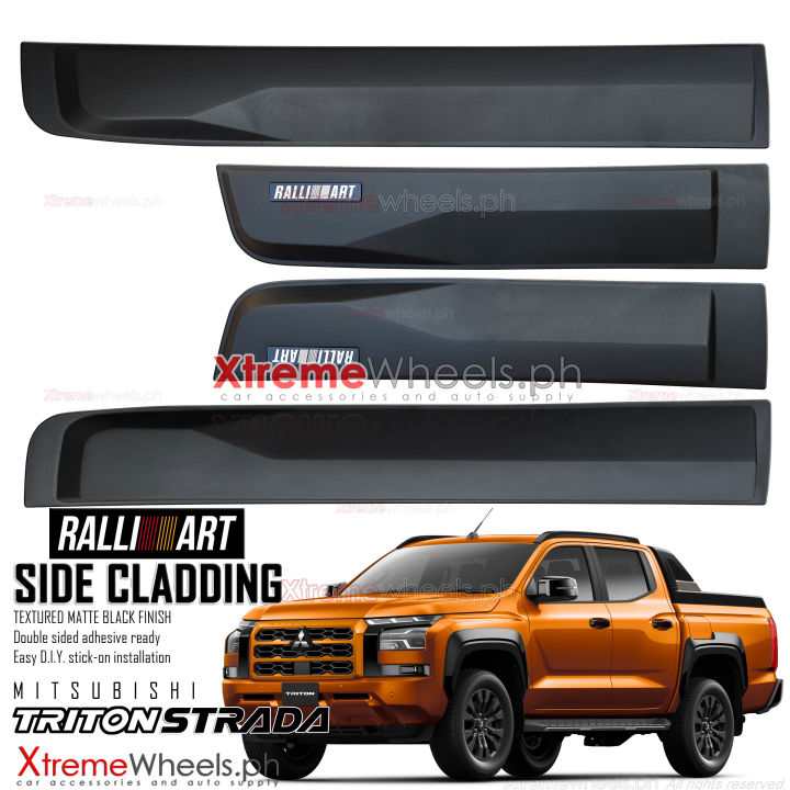 Mitsubishi Strada 2024 to 2025 All New Side Moulding / Door Cladding ...