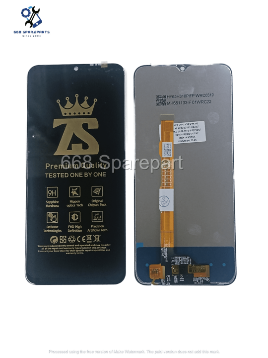 LCD VIVO Y52S/Y53S/Y3S 2020/Y31 2020/Y51 2020/Y72-5G/Y31S/IQOOU3 ...
