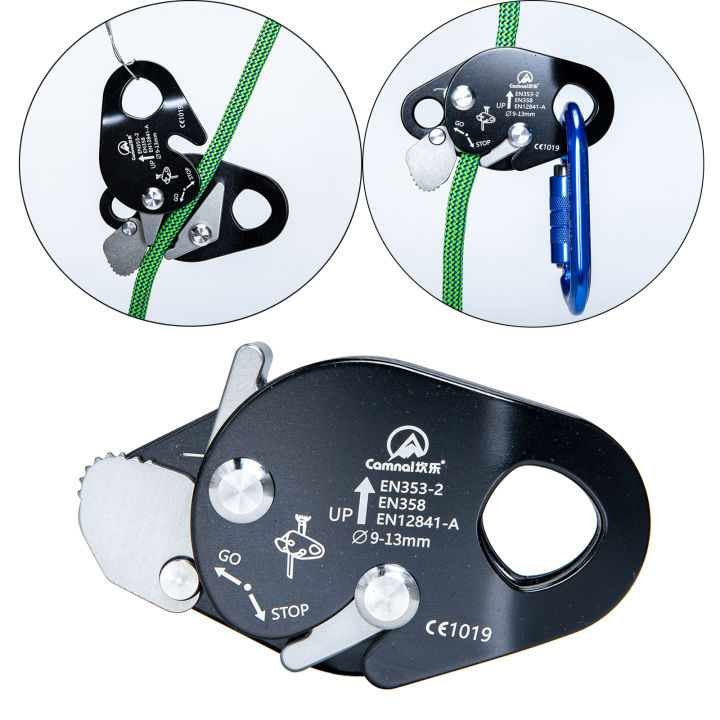 CCClever Safety Arborist Rope Grab Rock Tree Climbing Stop Descender ...