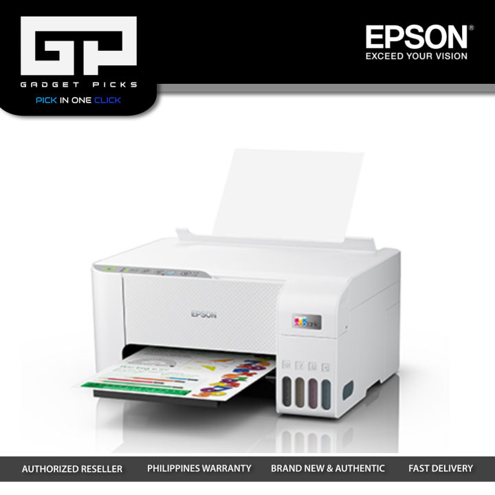 Epson L3256 Ecotank A4 Wi-Fi All-in-One Ink Tank Printer White Body ...