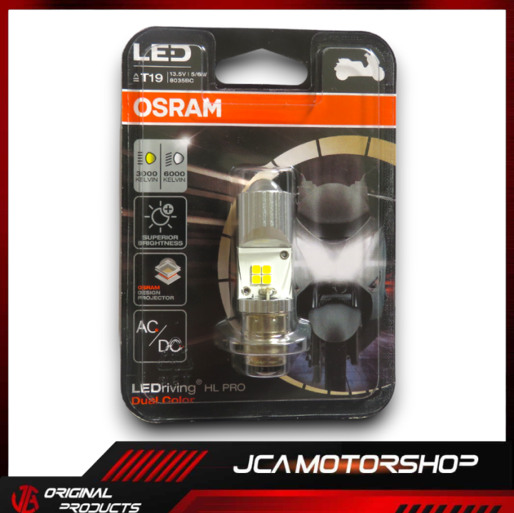 ORIGINAL OSRAM LED T19 PRO DUAL COLOR (LB: COOL WHITE - HB: GOLDEN YELLOW) | Lazada PH