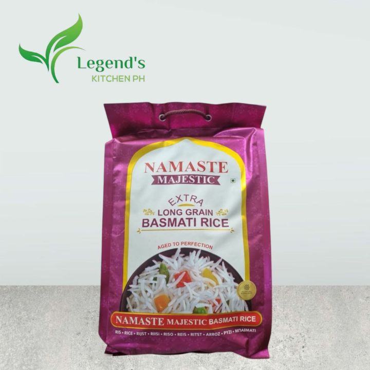 Basmati Rice Namaste Majestic| Extra Long Grain Basmati Rice | 18 mm ...