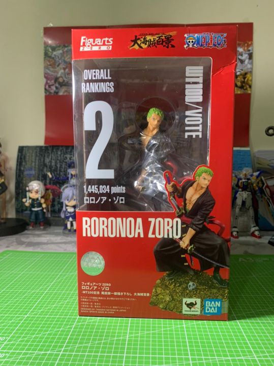ONE PIECE - TAMASHII - FIGUARTS ZERO - RORONOA ZERO WT 100 EIICHIRO ODA ORIGINAL ILLUSTRATION ...