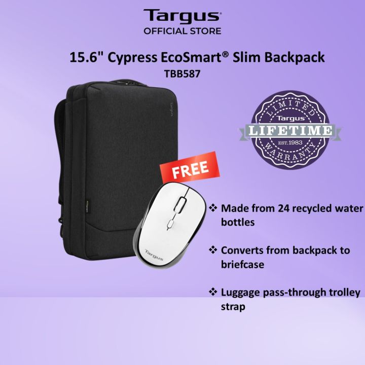 Targus Cypress 15.6” Convertible Laptop Backpack with EcoSmart ...